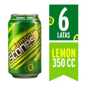 Pack 6 unidades Cerveza Lemon Stone lata 350cc – Pamacri Los Morros